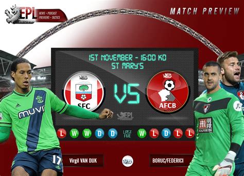 Southampton V Bournemouth Preview Team News Stats Key Men