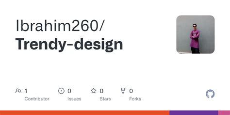 Trendy Design README Md At Main Ibrahim Trendy Design GitHub