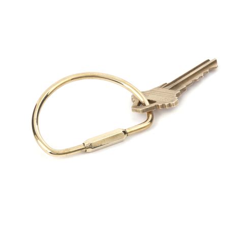 Brass Key Ring Kikkerland Outer Layer