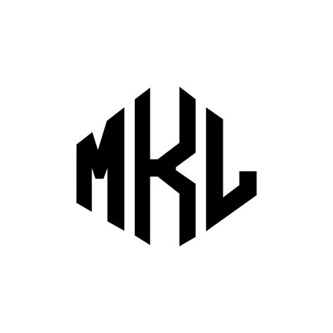 Diseño De Logotipo De Letra Mkl Con Forma De Polígono Diseño De