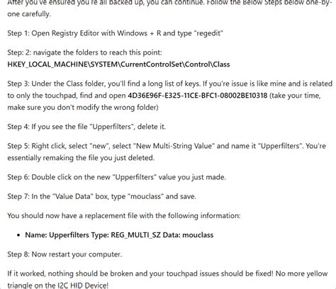 I2c Hid Device Code 10 Happens On Win1110 8 Proven Tips