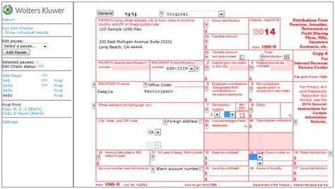 1099 Software User Guide