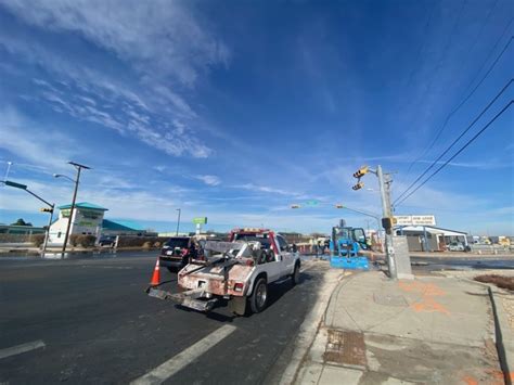 Car Ends Up In Sinkhole Caused By Water Main Break In Northeast El Paso