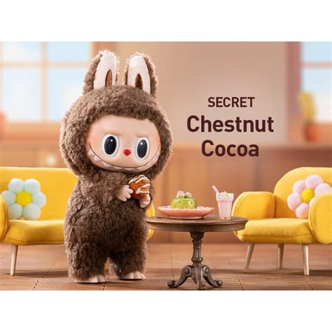 ‼️มีของ พร้อมส่ง 🚚 💥secret💥 Labubu Macaron “chestnut Cocoa” The