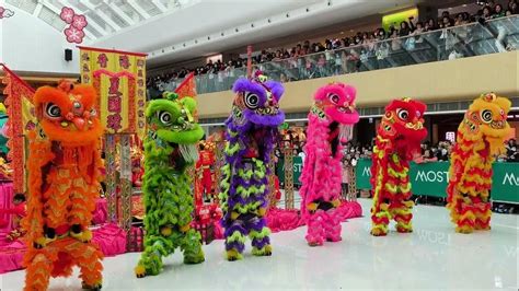 【迎春接福醒獅賀新歲】夏國璋龍獅團 Mostown 年初八 2024217 甲辰龍年 Youtube