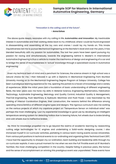 Sop Samples For Courses With Different Formats Guidelines Examples Artofit