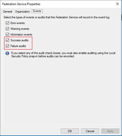 Troubleshoot Active Directory Federation Services With Events And Logging Microsoft Learn