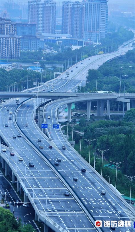 炫图看天空视角下的潍坊立交桥 澎湃号媒体 澎湃新闻 The Paper