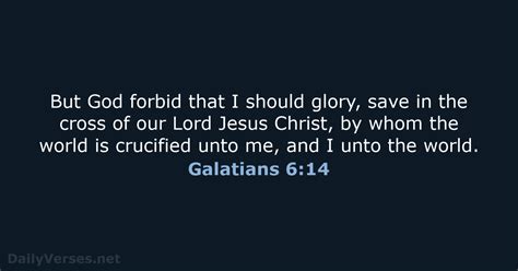 Galatians 614 Bible Verse Kjv