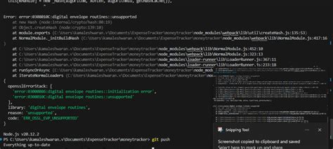 Error After Install And Setup The React Auth Server And Rreact
