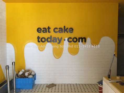 Eg Backlit Gi Cladding Eat Cake Today Kl 2020 Ampang Selangor