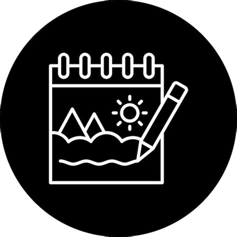 Premium Vector Sketchbook Icon