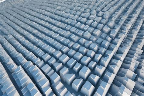 Premium Photo Three Dimensional Render Of Rows Of Triangle Shaped