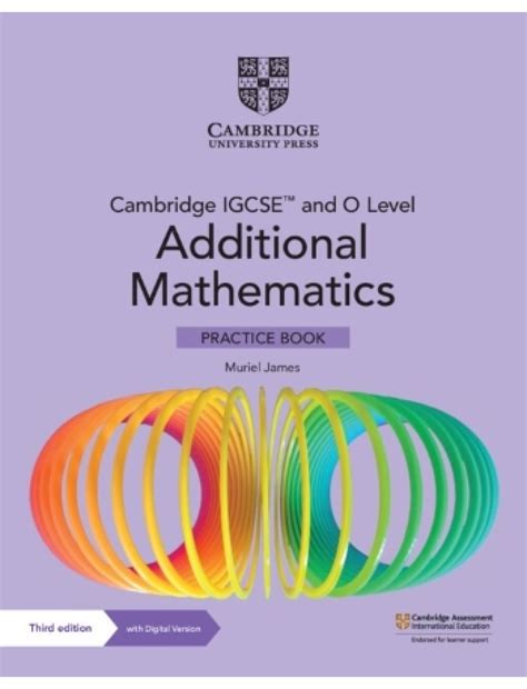 Cambridge Igcse And O Level Additional Mathematics Pb With Digital Version 2 Years Isbn