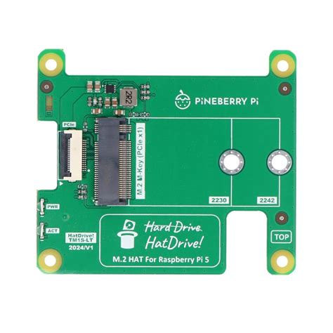 Pineberry Pi HatDrive Top Lite Adapter NVMe 2230 2242 Do Raspberry