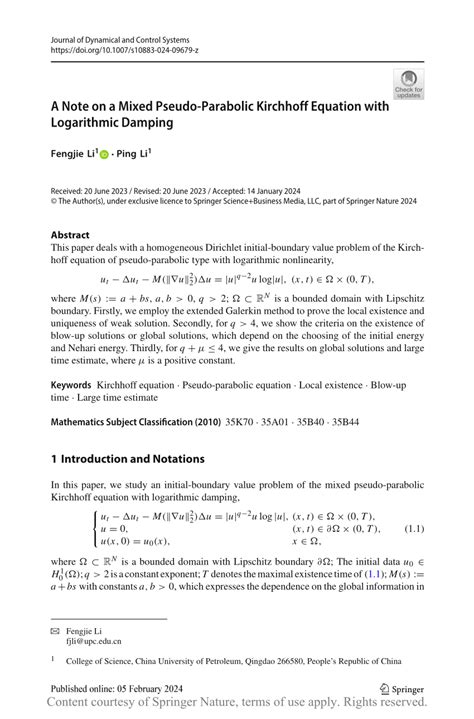 A Note On A Mixed Pseudo Parabolic Kirchhoff Equation With Logarithmic Damping