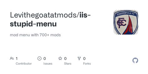 Github Levithegoatatmodsiis Stupid Menu Mod Menu With 700 Mods
