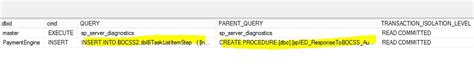 sql server is it possible to determine what part of a stored