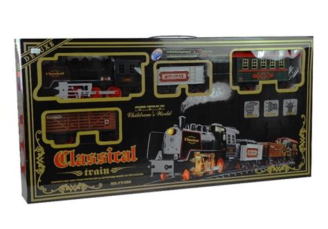 Classic Train Set With Big Wagons 650cm Railtracks Toys Train
