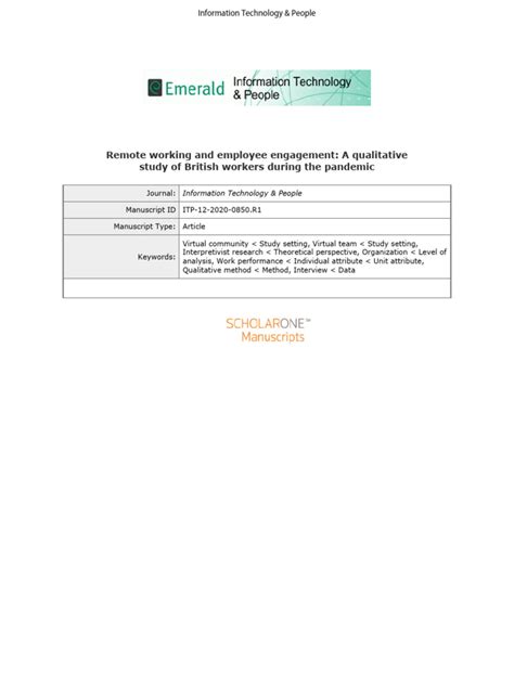 itp accepted version pdf workplace business