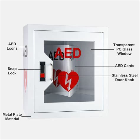 Cardiac Science Aed Cabinet Aed Defibrillator Wall Mount
