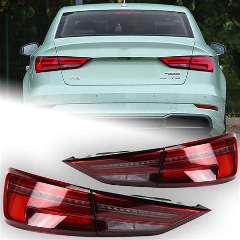 AKD Car Styling For Audi A3 Tail Lights 2013 2019 A3 LED Tail Lamp LED