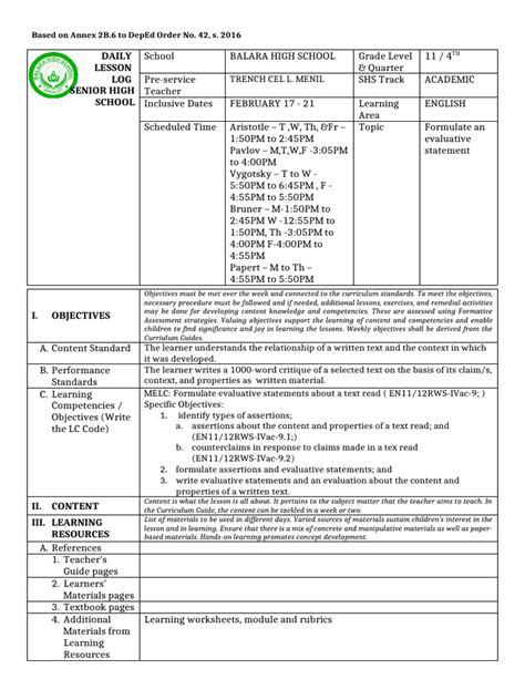 Rws Dll Formulate Evaluative Statement Pdf Argument Poetry