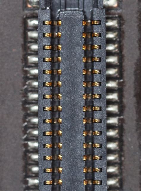 Chip Socket On The Board Stock Photo Image Of Card