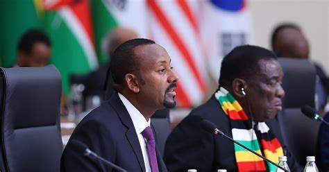 한 아프리카 정상회의 에티오피아 총리 한 아프리카 정상회의 발언