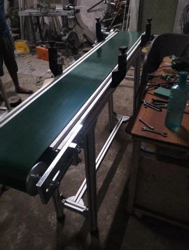 Aluminium Profile Belt Conveyor Capacity 50 Kgfeet Load Capacity