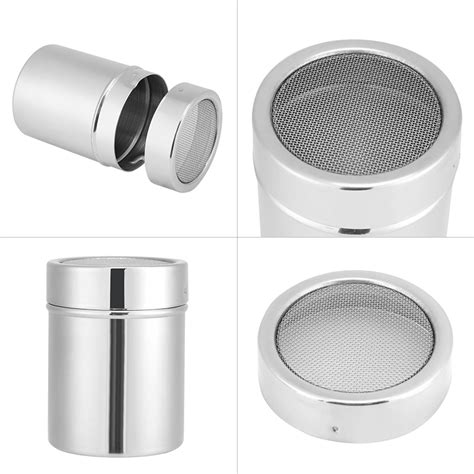 Stainless Steel Chocolate Shaker Cocoa Flour Coffe Vicedeal
