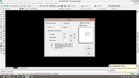 Menggunakan Perintah Array Pada Autocad Cad Of Autocad