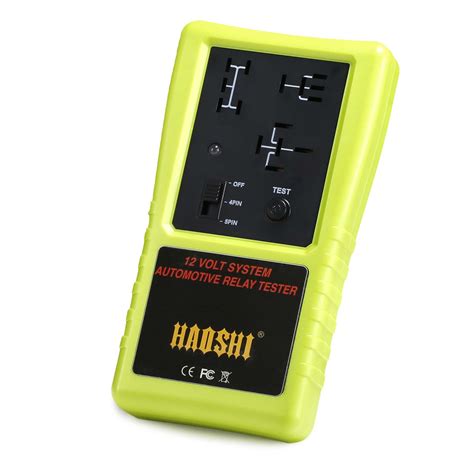 Haoshi Automotive 12v Relay Tester Cordless Design Green