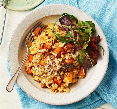 Roast Garlic And Butternut Squash Risotto Good Food Middle East