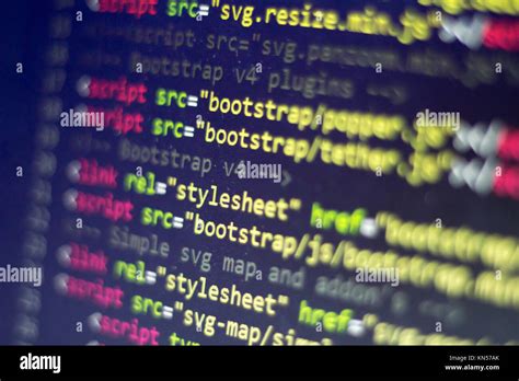 HTML Code Computer Programming Source Code Abstract Screen Of Web Developer Digital