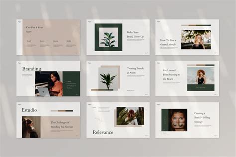Algae Powerpoint Design Template Place