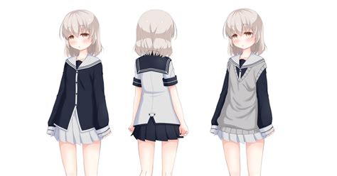 セーラー服 名無しさん設定画。 さいのひかり。のイラスト Pixiv