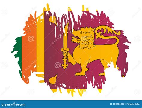 Flag Of Sri Lanka Democratic Socialist Republic Of Sri Lanka Template