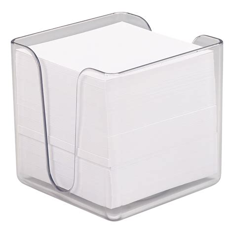 Note Cube Block Clear Holder [90x90mm] Fast Delivery