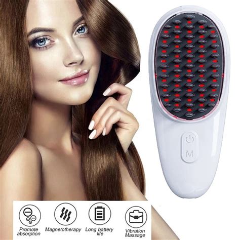 Led Light Therapy Massage Comb Negative Ion Anti Hair Loss Comb