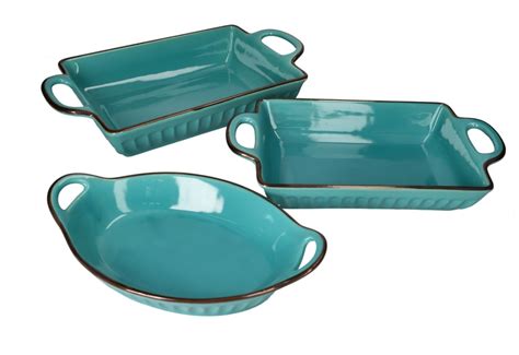 Bakeware Ceramic Casserole Set 3pcs Danny Home