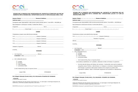 Voltura Enel Costi Procedura Documenti E Tempi Modulodisdetta Net My