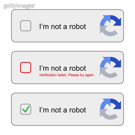 CAPTCHA I Am Not A Robot Vector Computer Code 이미지 1663348857 게티이미지뱅크