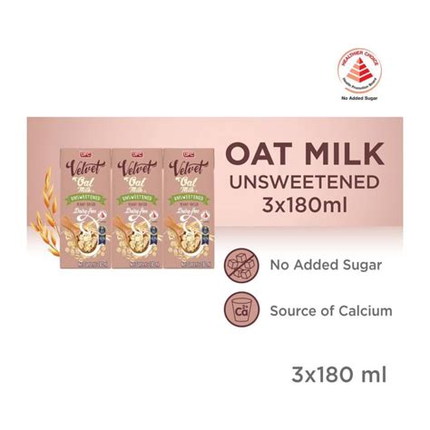 Ufc Velvet Oat Milk Unsweetened 3 X 180ml Laz Mama Shop Lazada