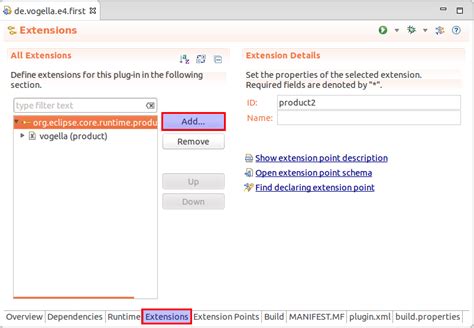 Eclipse Extension Points And Extensions Tutorial