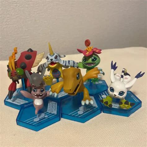 Megahouse Digimon Adventure Digicolle Mix Series Figure Set Of 6 Rare