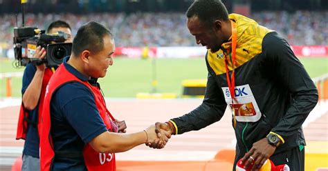 Usain Bolt Gatlin Le Pagó Al Camarógrafo Que Me Derribó Infobae