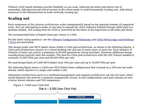 Scaling The Solution Vdi Design Guide—citrix Virtual Apps And Desktops On Dell Vsan Ready