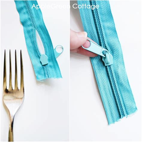 How To Put A Slider On A Zipper Applegreen Cottage