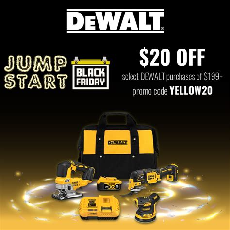 Acme Jump Start Black Friday With One Day Savings From Dewalt Save